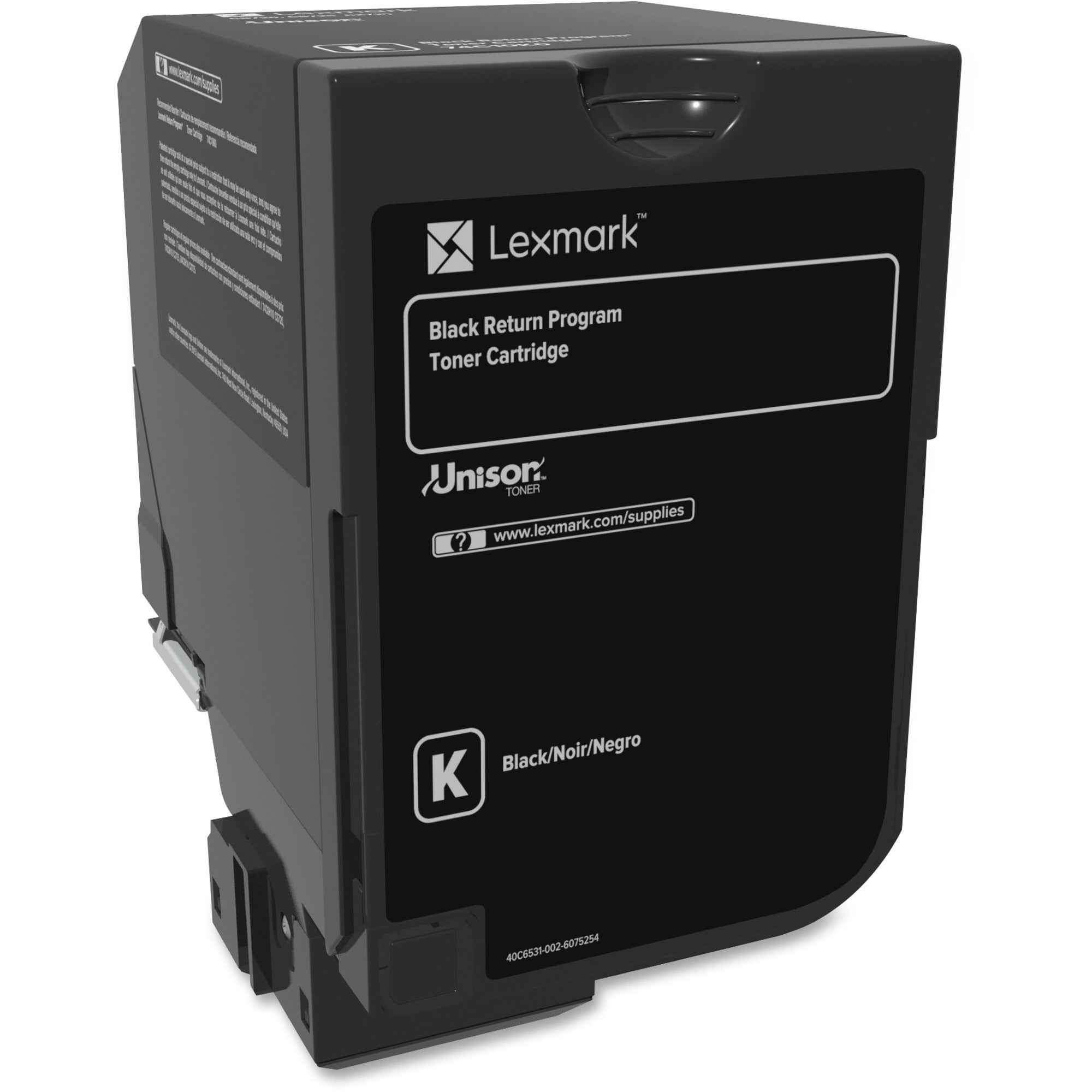 Lexmark Unison Original Standard Yield Laser Toner Cartridge - Black ...