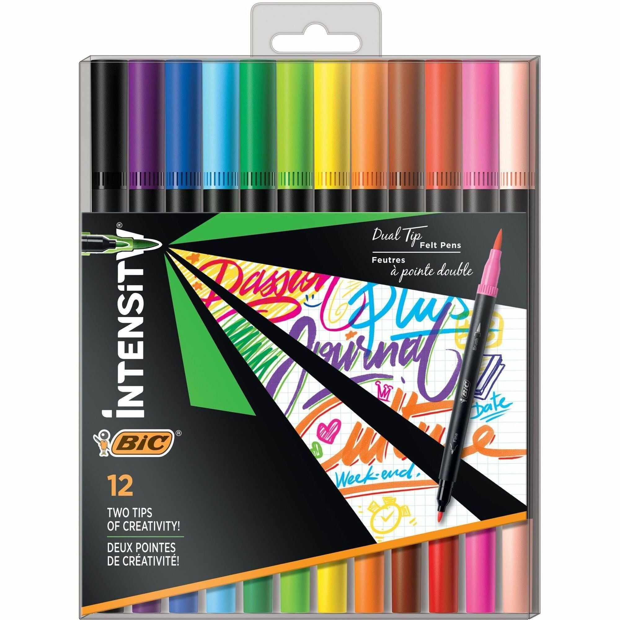 BIC Intensity Marker - Assorted Ink - Water Based - 1 Pack